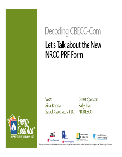 Energy Code Ace - Download Handout